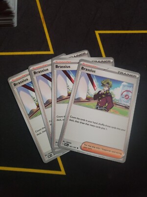 Pokemon Brassius 187/197 - Obsidian Flames - x4 Trainer Card Playset ...