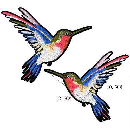 Phoenix Bird Appliques Embroidery Iron On Patches Animal Pattern Sewing ...