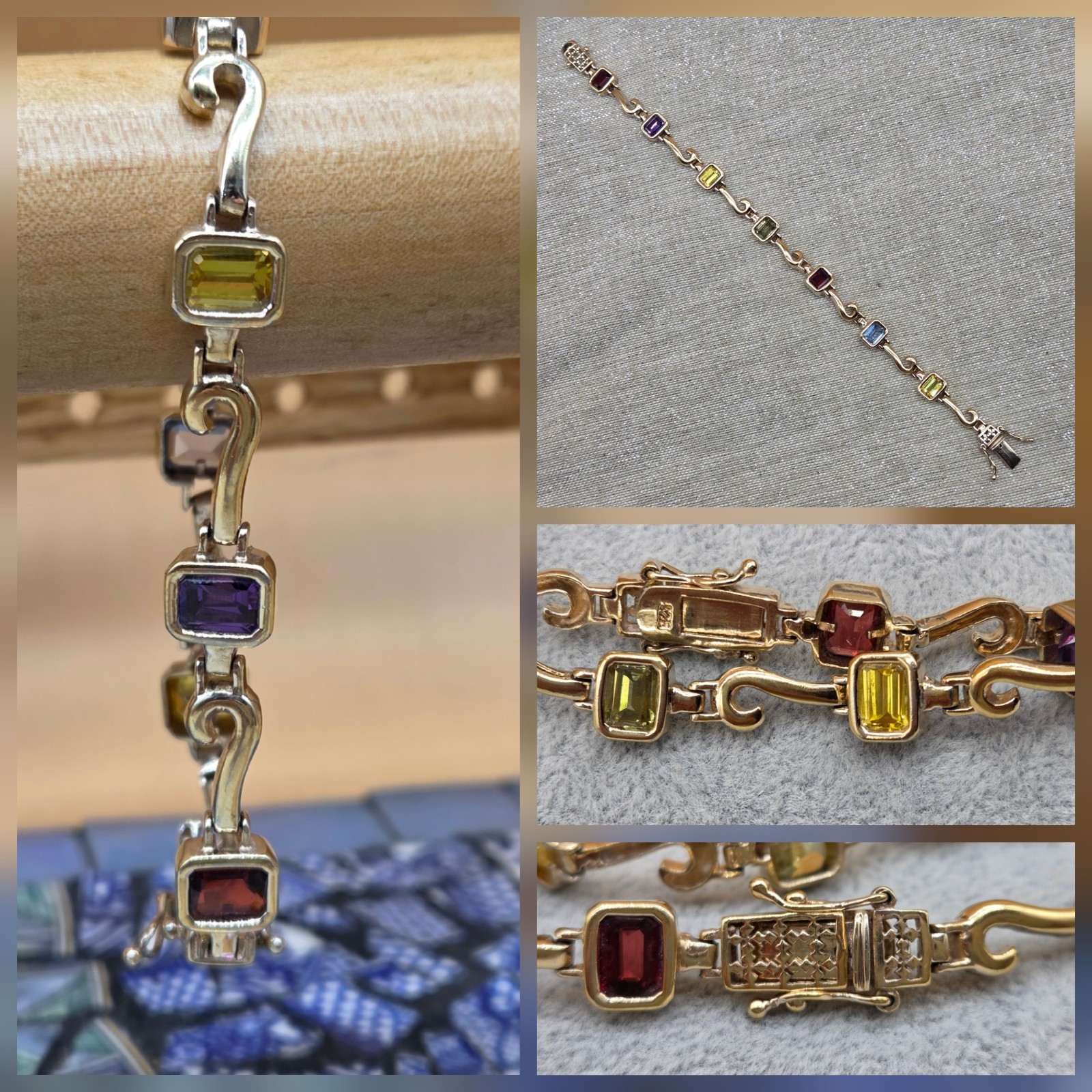 Gold Over Sterling Silver 925 Semi Precious Gemstone … - Gem