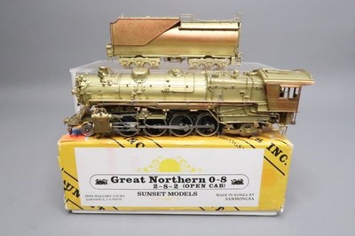 HO Brass Model - SS Sunset GN Great Northern O-8 2-8-2 Open Cab ...