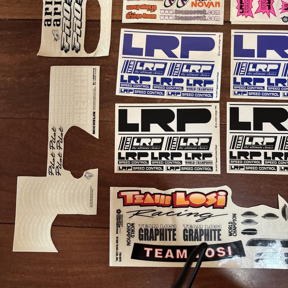 Vintage Mixed Lot Novak Losi LRP Xtreme Proline Ferrari Michelin RC Car ...