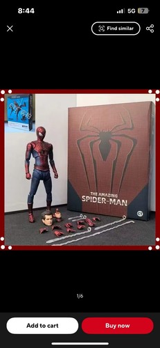 New S.H.Figuarts The Amazing Spider-Man Andrew Garfield CT ver Action ...