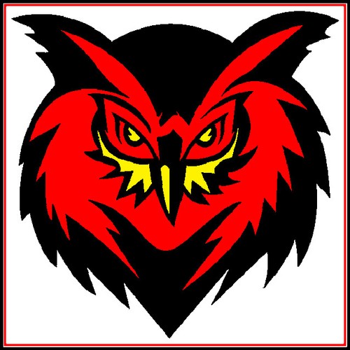 30 Custom Red Wicked Owl Art Personalized Address Labels | eBay