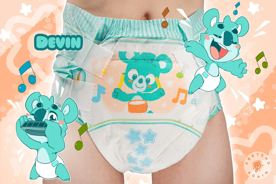 TryAgains ABDL diapers (2 Diapers Sample) Pretend Again size M | eBay