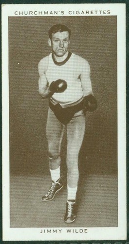 1938 Churchman's Cigarettes Boxing, #39, Jimmy Wilde, Welsh Boxer | eBay