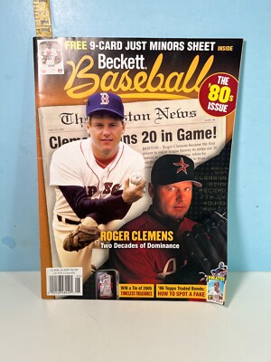 May 2005 Beckett Baseball Price Guide #256 Roger Clemens Cover | eBay