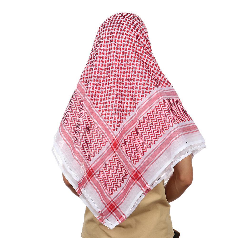 Muslim Shemagh Scarf Arab Kafiya Keffiyeh Arabic Turban Hijab Palestine ...