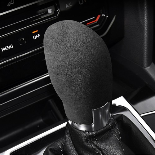 Suded Car Gear Shifter Knob Frame Sticker Interior Trim Cover For VW CC ...