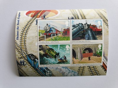 GENUINE ROYAL MAIL MINT UNUSED THOMAS THE TANK ENGINE MINIATURE SHEET ...