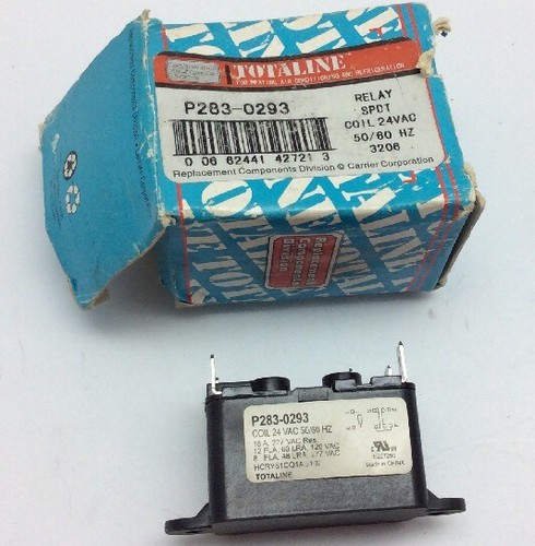 Totaline Carrier Bryant Relay Spot Coil P283-0293 24VAC 50/60 Hz | eBay