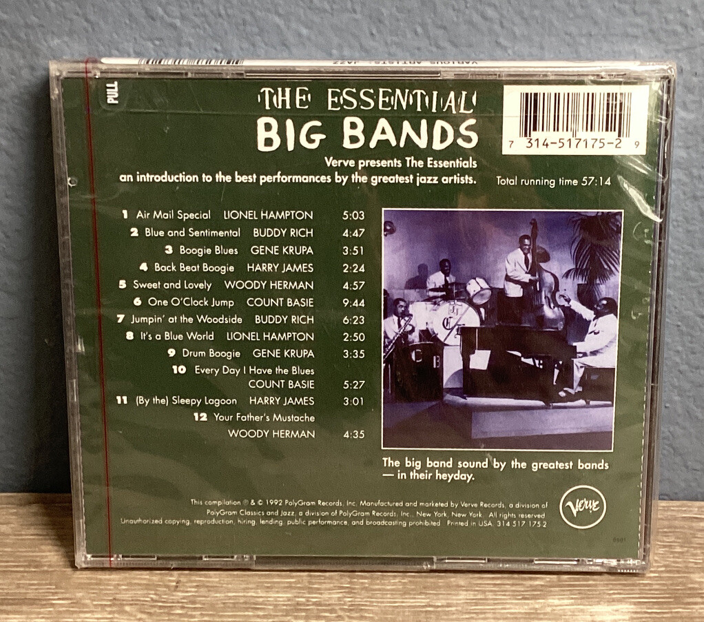 The Essential Big Bands by Various Artists (CD, Oct-1992, Verve) for ...
