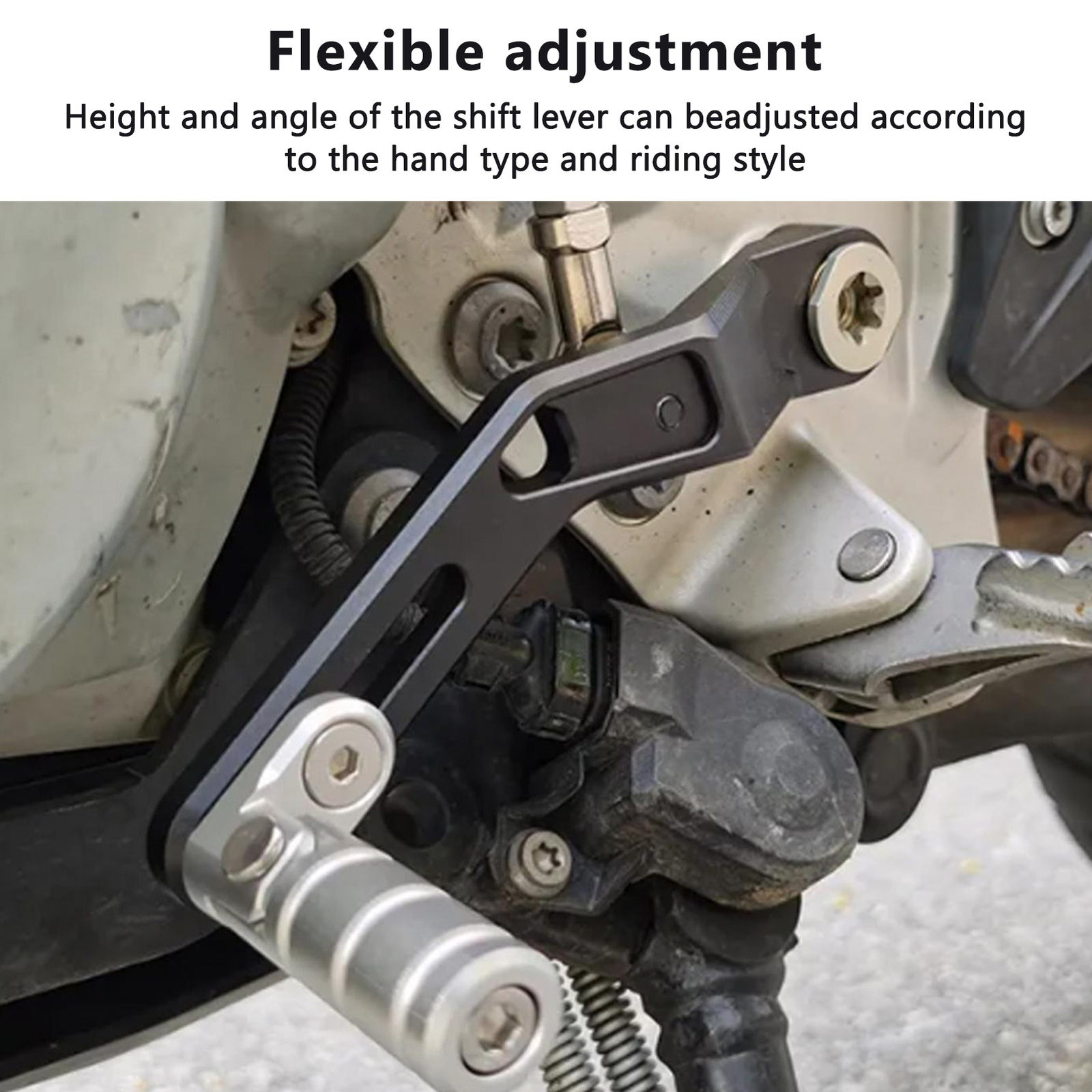 Motorcycle Adjustable Folding Gear Shifter Aluminum Alloy Gear Shift ...