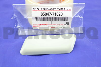 8504771020 Genuine Toyota NOZZLE SUB-ASSY, TYPE1 H/LAMP WASHER, LH ...