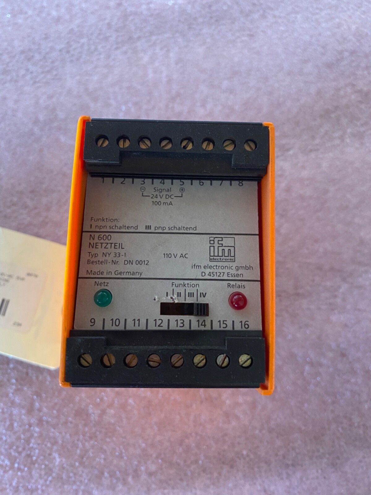 IFM Electronic D45127 Essen Control Monitor | eBay