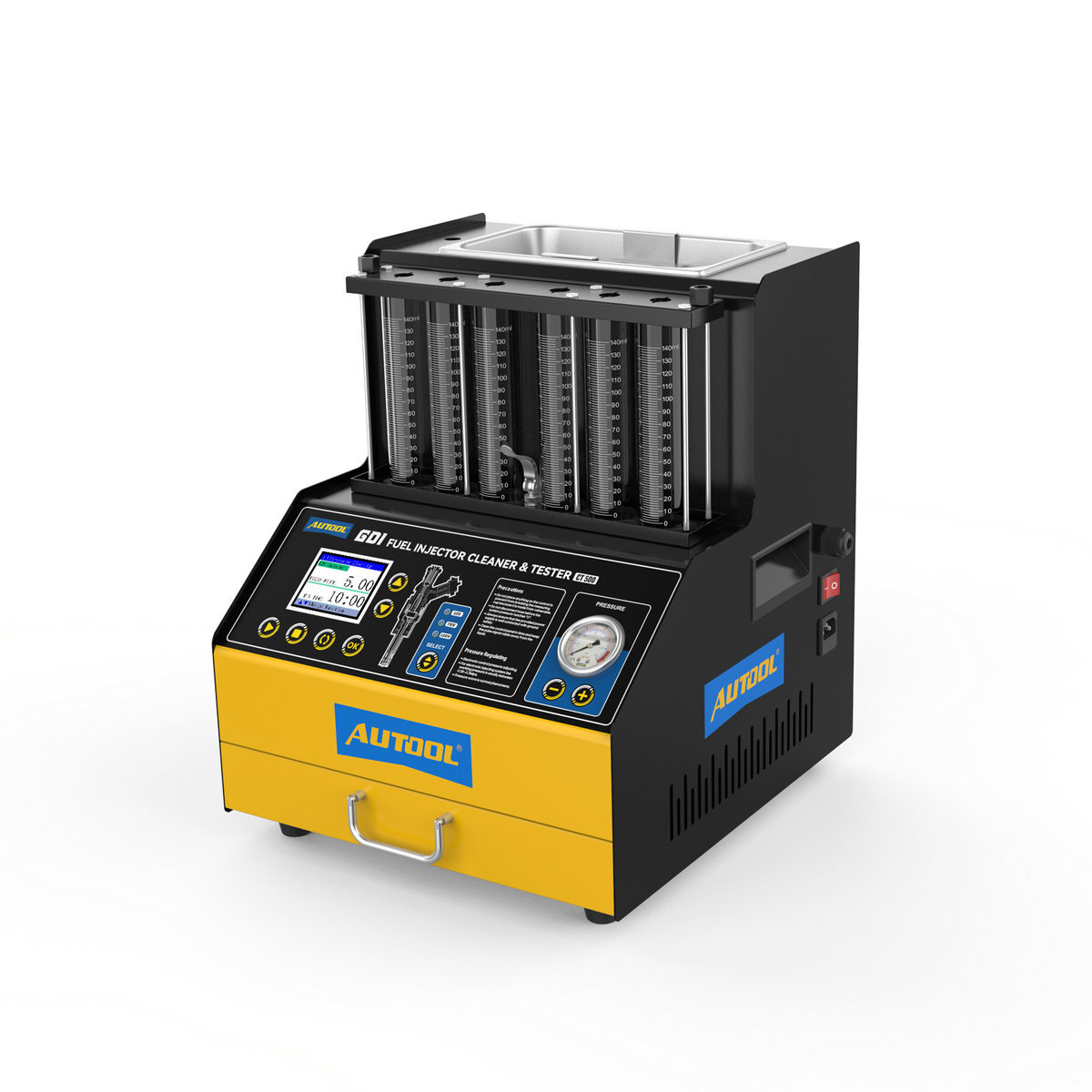 AUTOOL CT500 GDI EFI TSI Ultrasonic Fuel Injector Cleaner&Tester ...