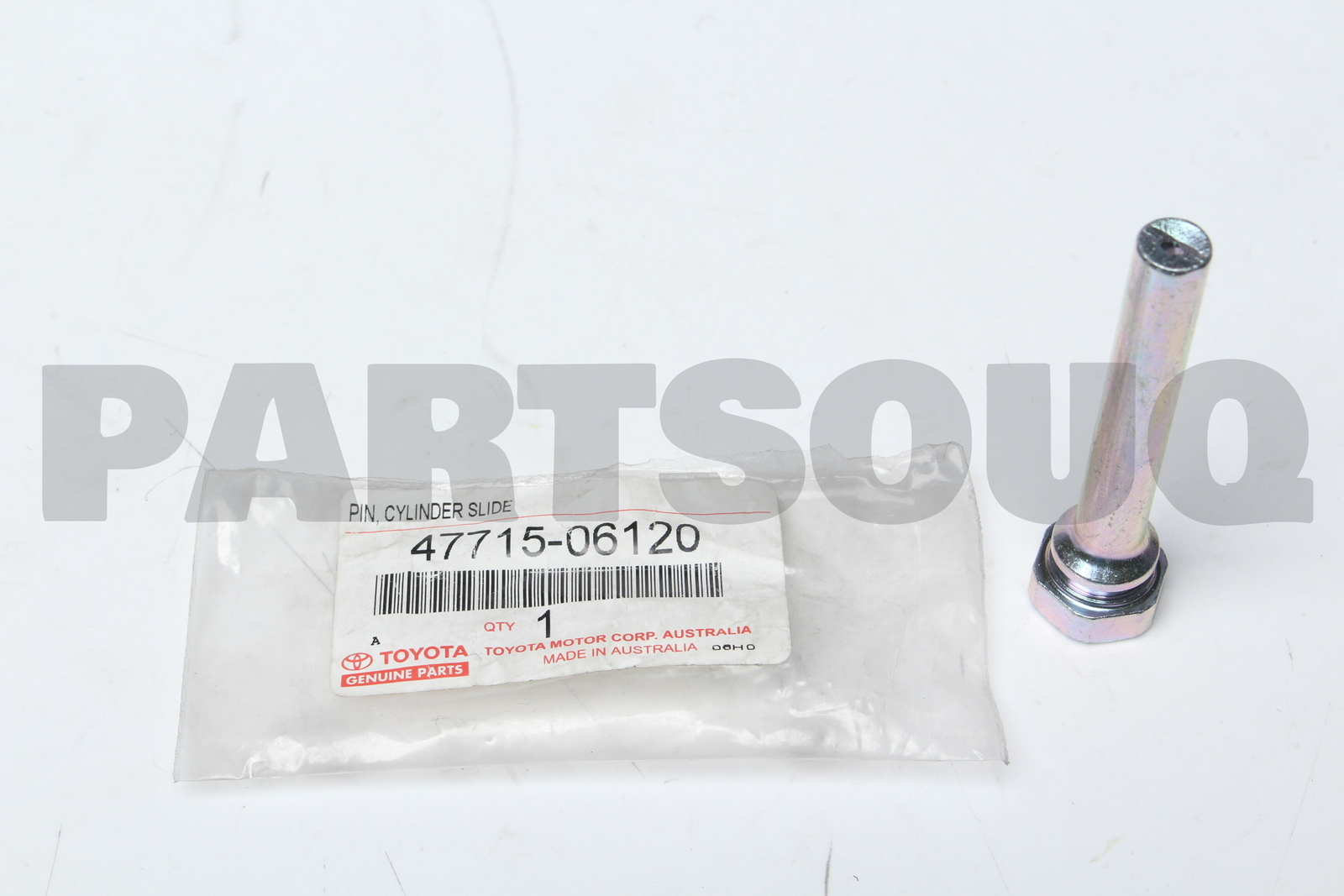 4771506120 Genuine Toyota PIN, FRONT DISC BRAKE CYLINDER SLIDE 47715 ...