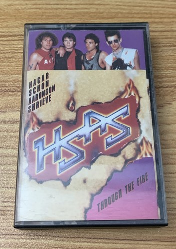HSAS "Through the Fire" Cassette Tape (HAGAR, SCHON, SHRIEVE) M5G4023 ...