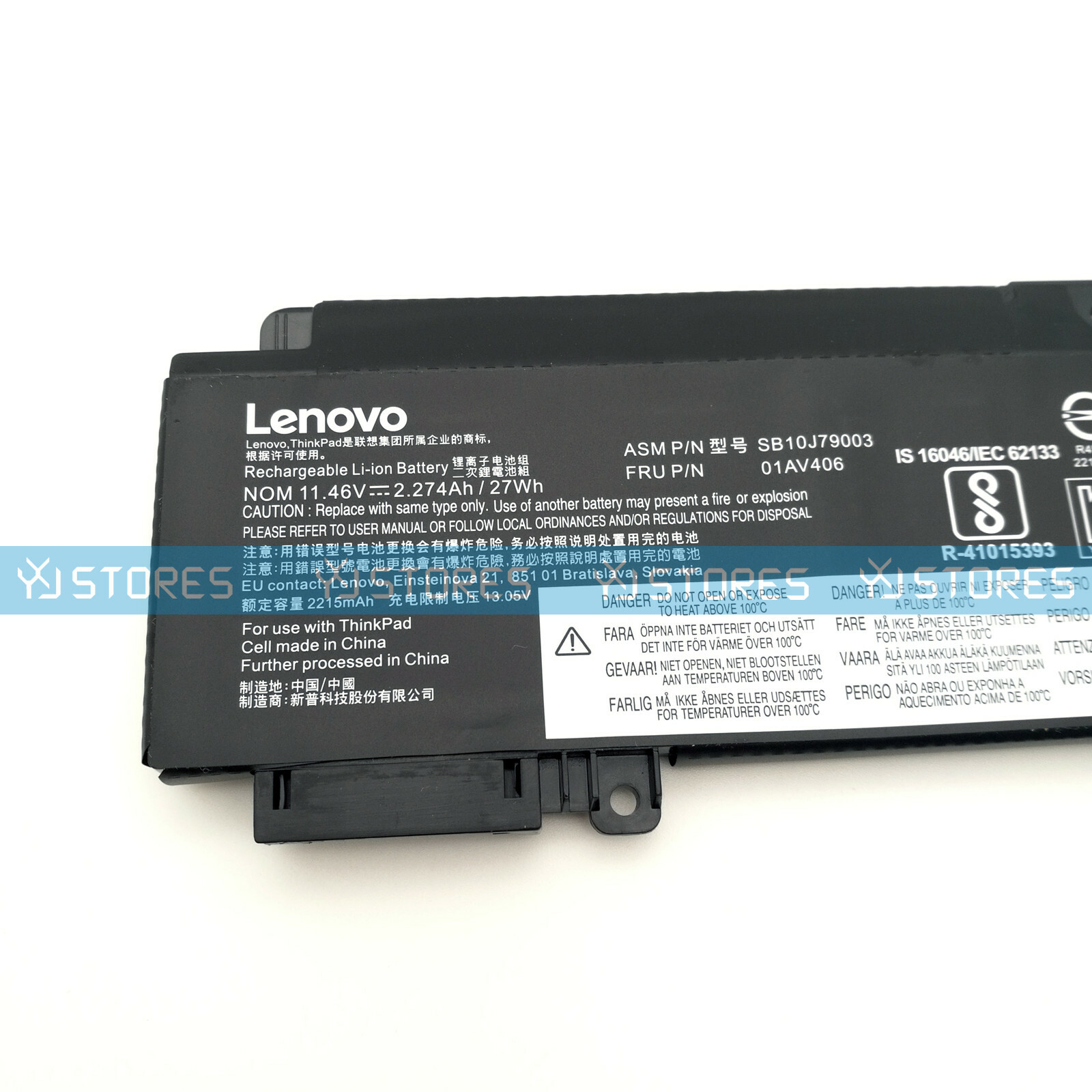 Genuine 00HW024 00HW025 01AV405 01AV407 Battery for Lenovo ThinkPad ...