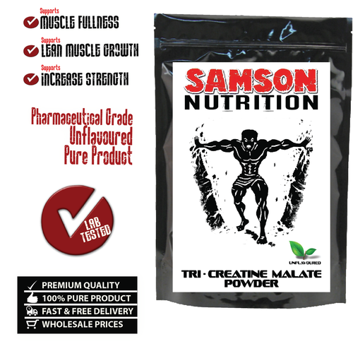 Tri-Creatine Malate 400g Pure Powder, Premium Supplements, FREE EXPRESS ...