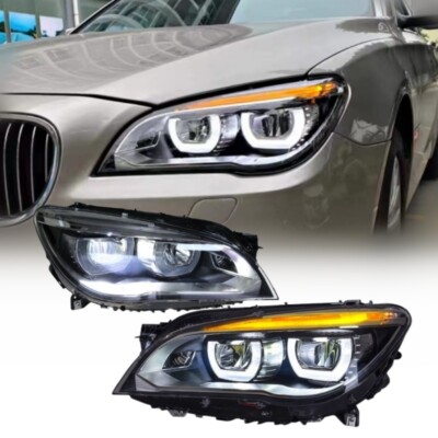 LED Headlights For BMW 7-series F01 F02 730Li 740Li 750Li 760Li 2009 ...