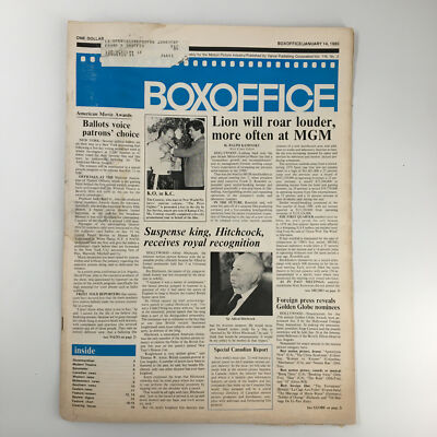 Box Office Magazine January 14 1980 Lion Will Roar Louder More Often at ...