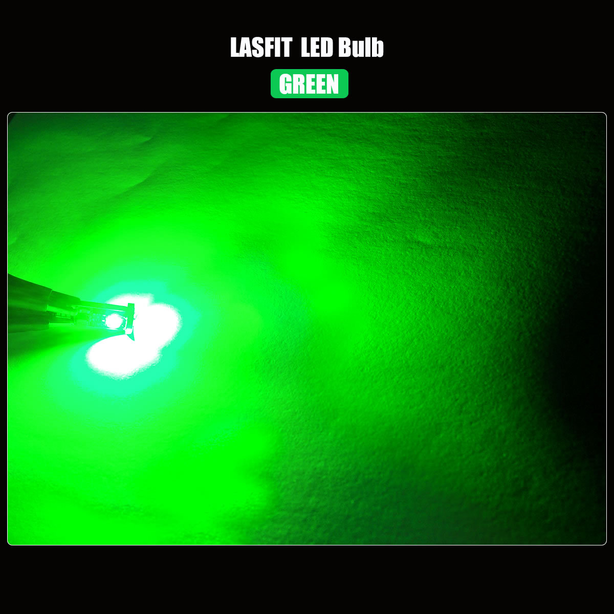 LASFIT T10 194 168 2825 W5W LED License Plate Lights Bulb White Red ...