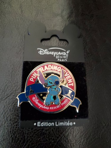 Pin 'Art Event, Stitch Moustache on card LE 400 PIN | eBay