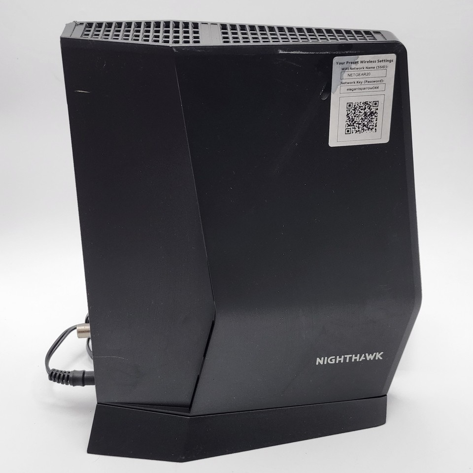 Netgear Nighthawk AX2700 CAX30 AX6 6-Stream WiFi 6 Cable Modem Router ...