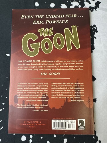 The GOON in ROUGH STUFF TRADE PAPER BACK TPB NM HIGH GRADE, 2010 Dark ...