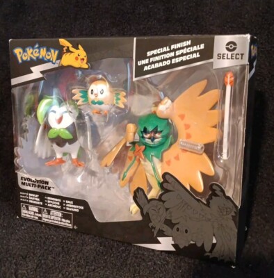Pokémon Select Evolution Multipack Rowlet/Dartrix/Decidueye Action ...