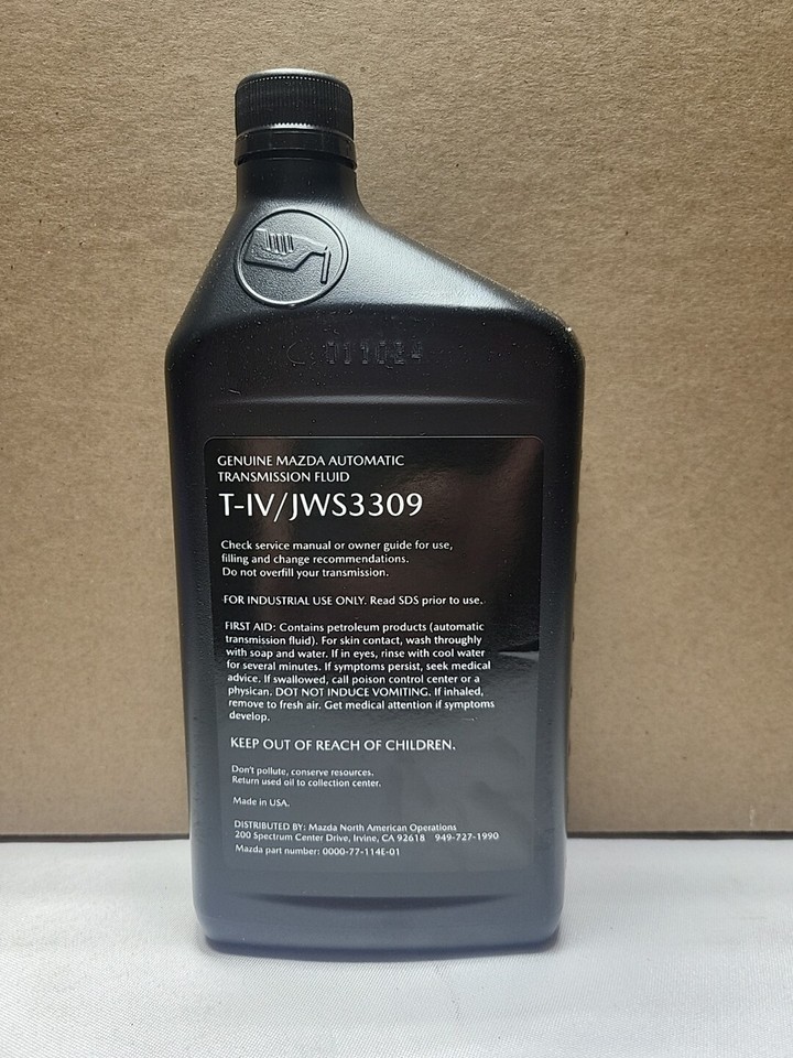 NEW OEM MAZDA Automatic Transmission T-IV/JWS3309 Fluid 0000-77-114E-01 ...
