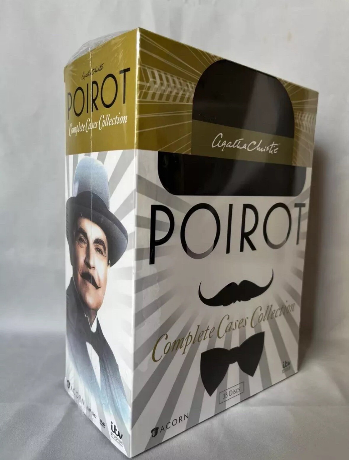Agatha Christie's Poirot: Complete Cases Collection (DVD, 2014, 33-Disc ...