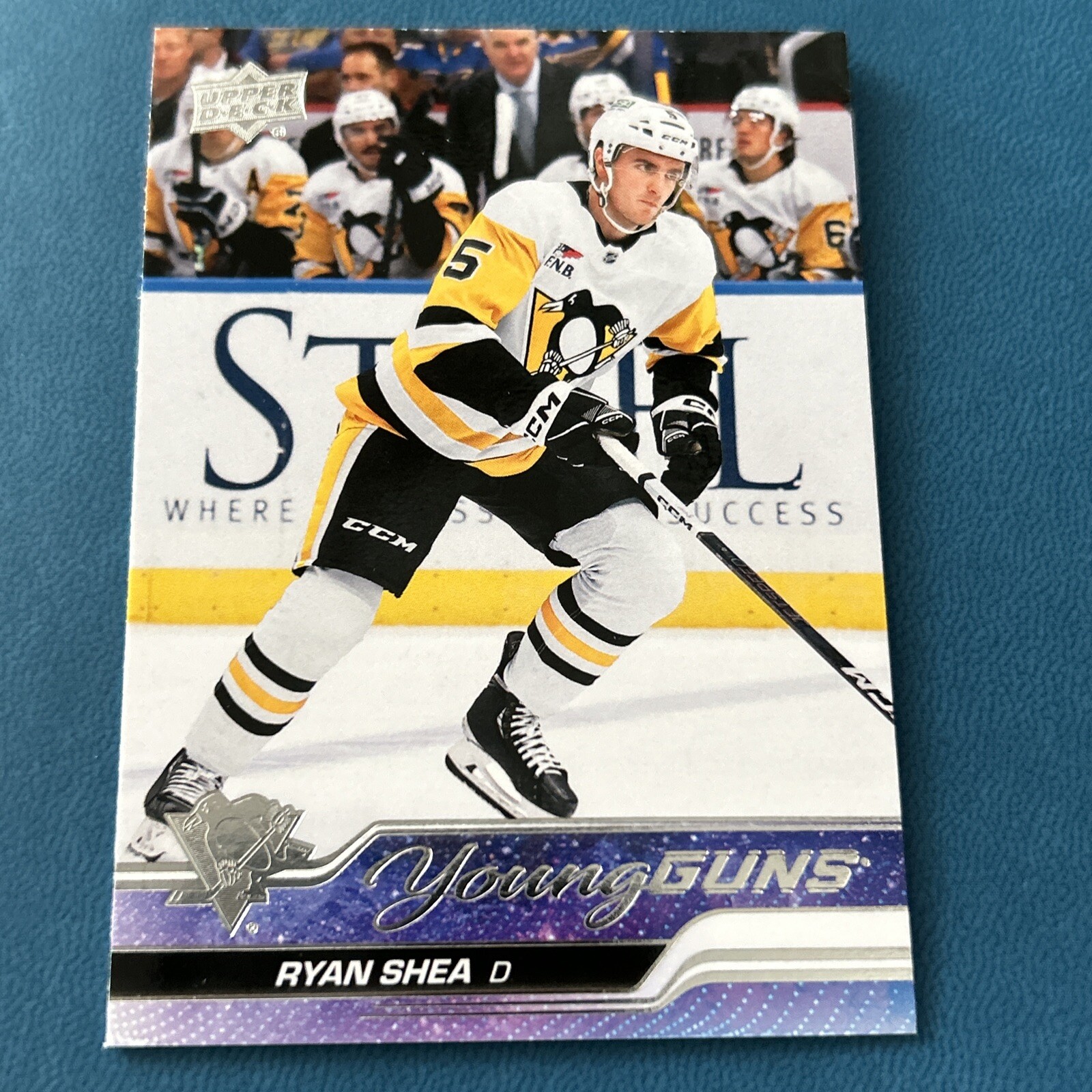 2023-24 UPPER DECK SERIES 2 YOUNG GUNS ROOKIE #489 RYAN SHEA PITTSBURGH ...