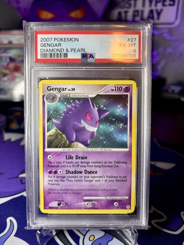 2007 POKEMON DIAMOND & PEARL 027/130 GENGAR PSA 6 | eBay