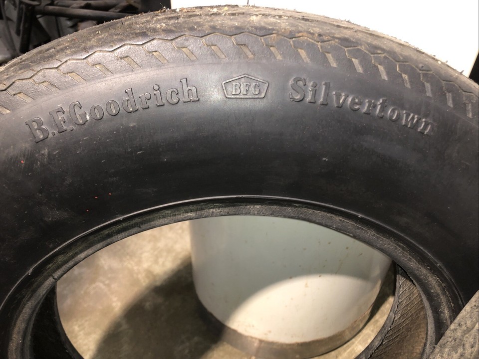 VINTAGE BF Goodrich Silvertown 6.00-15 Bias 85p Tires FREE S&H, SEE ...