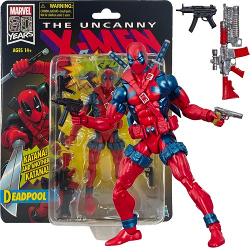 Hasbro Marvel Legends 80th Anniv Deadpool X-Men 6" Action Figure ...