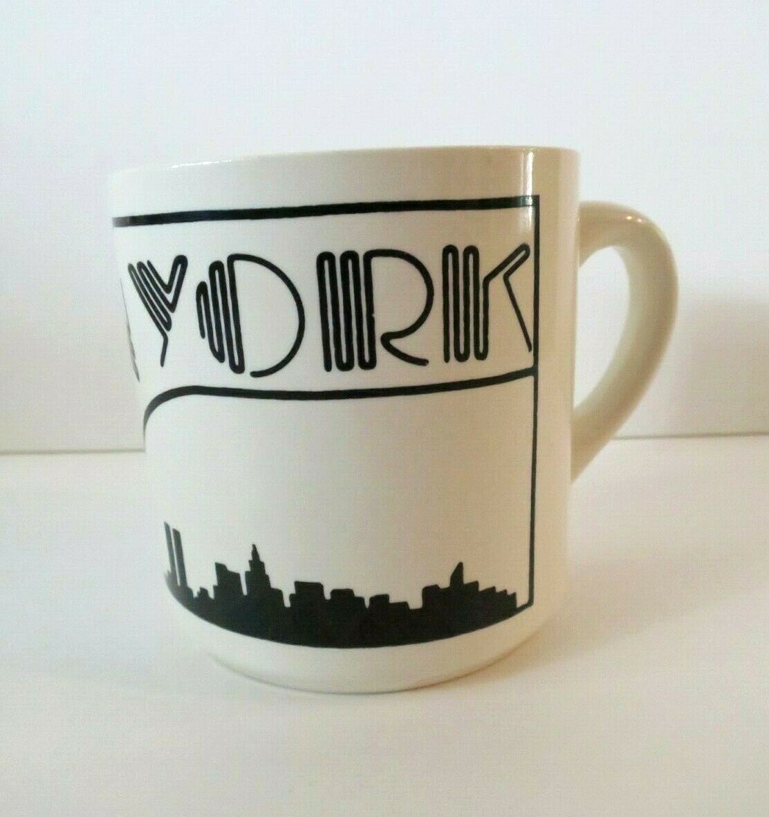 Vintage Joy Nagy 1978 New York NYC Coffee Mug 10 oz With Twin Towers | eBay