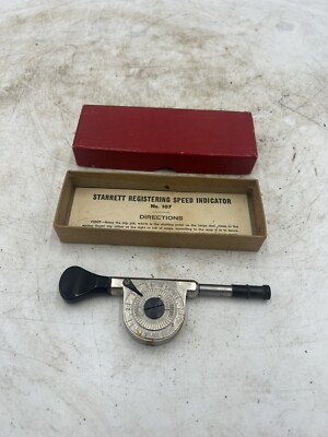 Indicators - Starrett Speed Indicator