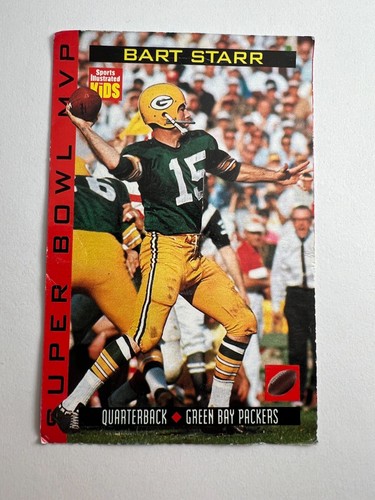 1998 Sports Illustrated Si for Kids NFL Bart Starr SUPER BOWL MVP HOF ...