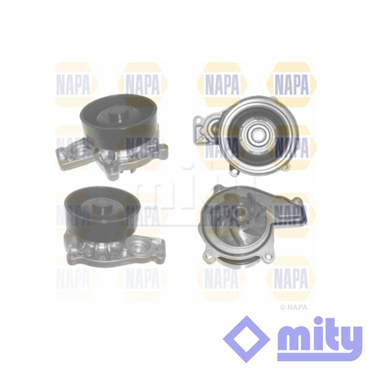 Fits Mini Cooper 2014- BMW X1 2015- 1.6 D 2.0 Water Pump Mity ...