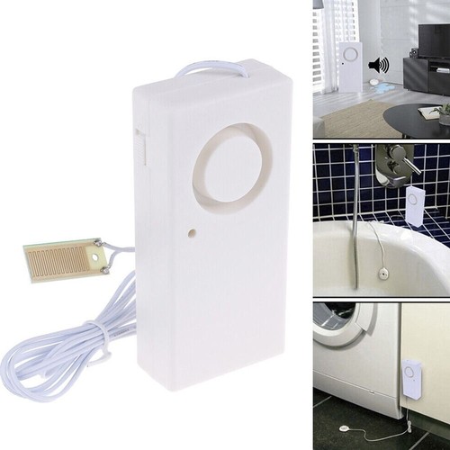 Tub Sink Overflow Detector Water Leak Sensor 120dB Water Leakage Alarm ...
