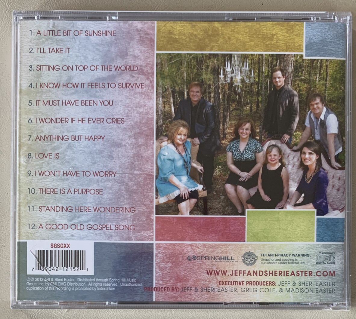 Eyes Wide Open * by Jeff and Sheri Easter (CD, 2012, Spring Hill Music ...