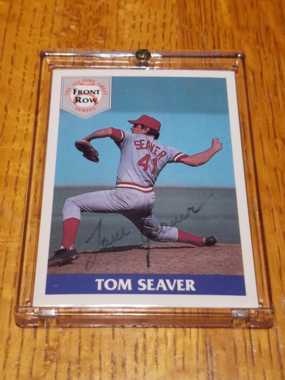 Tom Seaver Autographed Front Row Card, Fascimile Auto Team Issue | eBay