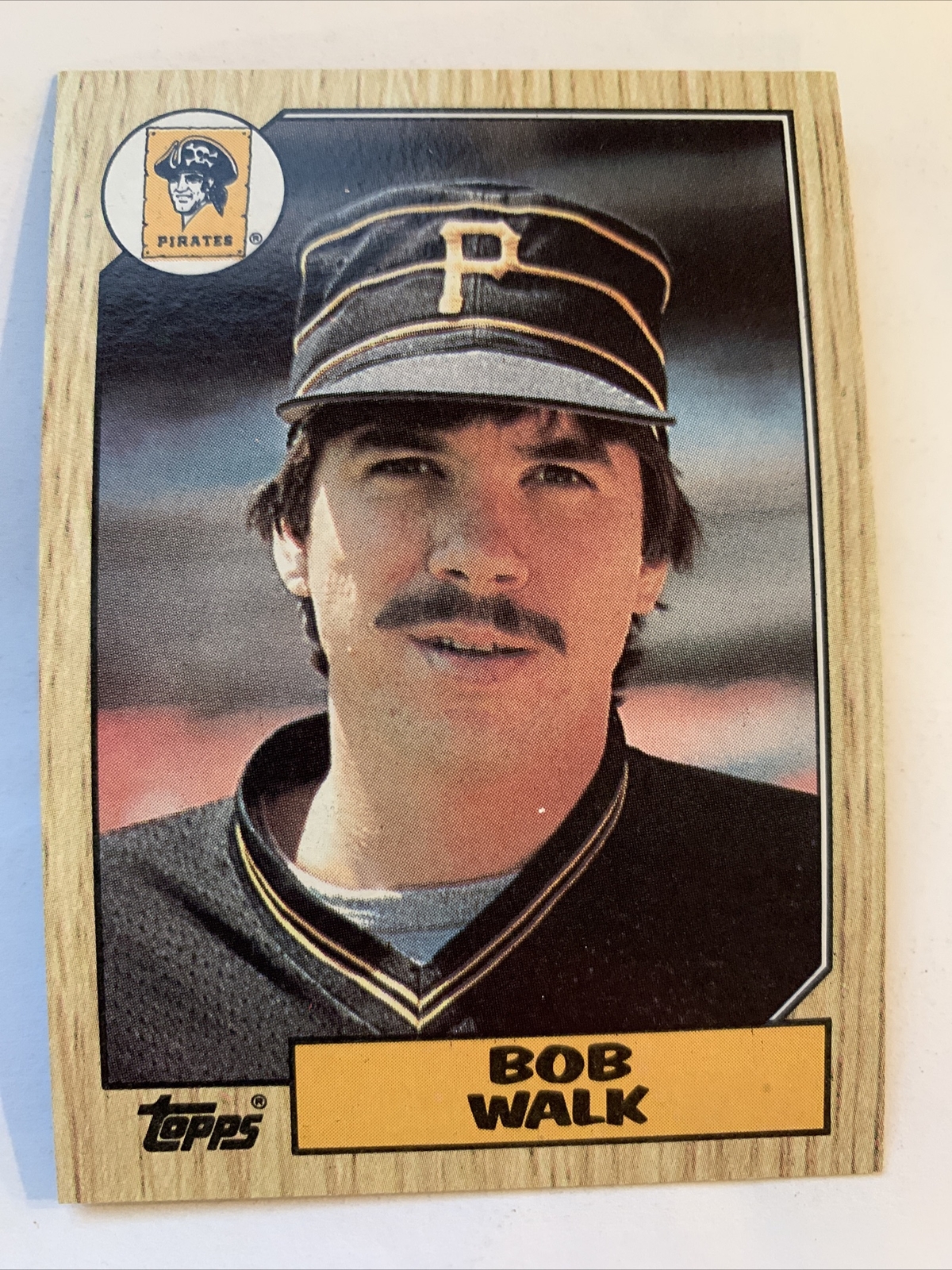 1987 Topps Baseball Card #628 Bob Walk Pittsburgh Pirates NmMt Free ...