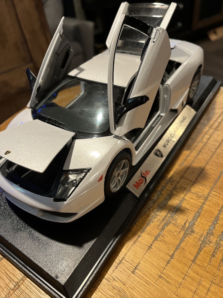 2007 LAMBORGHINI MURCIELAGO LP640 WHITE 1/18 DIECAST MODEL CAR BY ...