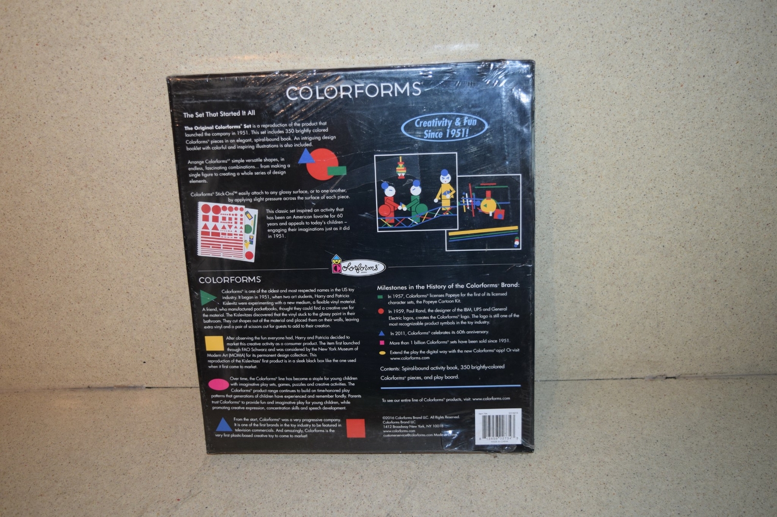 COLORFORMS RETRO 734 THE ORIGINAL COLORFORMS SET- NEW | eBay