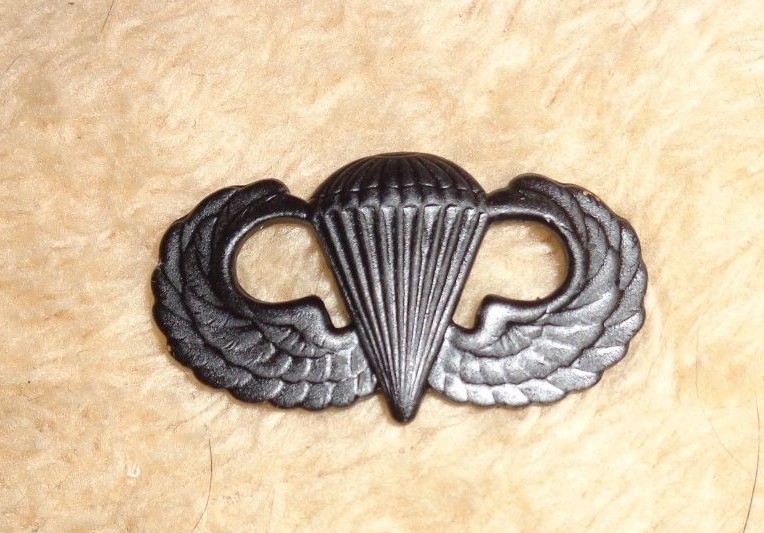 US ARMY,USAF,BASIC PARACHUTIST BADGE, SUBDUED, METAL, FULL SIZE | eBay