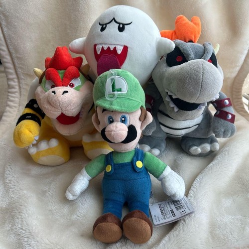 USJ Super Mario Plush Set Bowser Dry Bowser Boo Luigi Japan Limited ...