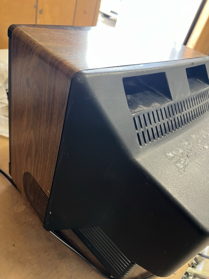 Magnavox 13" RX4030 📺 CRT TV Retro Gaming Wood Grain Vintage Rare Works ...