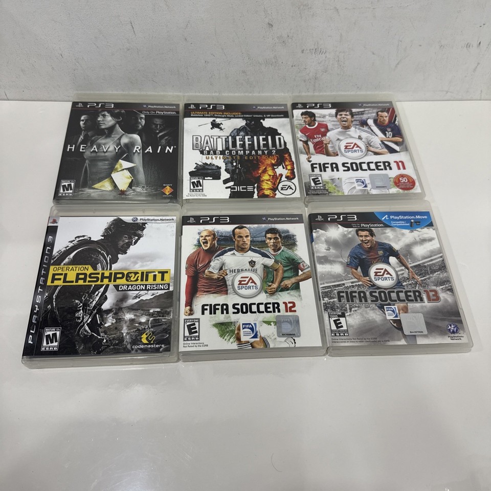 Playstation 3 PS3 Game Lot Bundle of 18 Shooters Sports Adventure ...